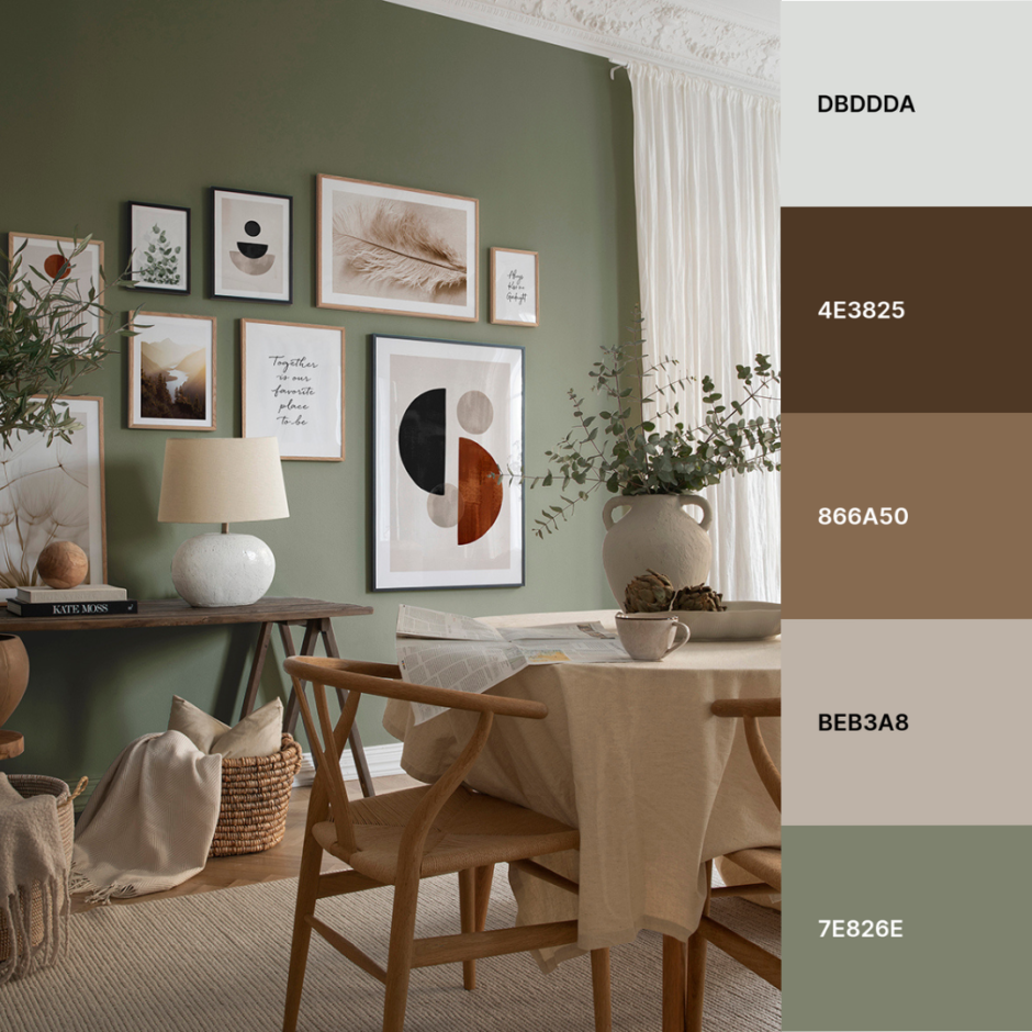 colori da abbinare al verde. 5+ esempi per le tue pareti di casa